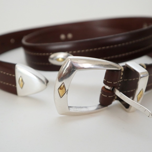 Vintage | Accessories | Vintage 9s Mens Western Concho Belt | Poshmark